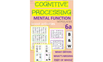 Cognitive Processing | Mental Function Boost Activities - COLORED 6b by Teach Simple