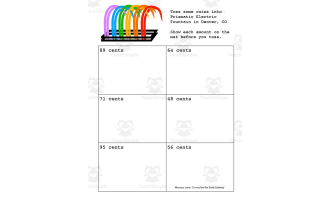 Coin Value Work Mat by Teach Simple