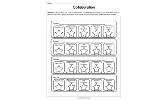 Working Together Worksheet by Teach Simple