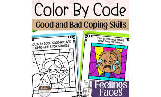 St. Patrick's Day Color By Code: Good and Bad Coping Skills Activity by ...