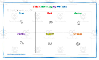 Color Cards Activity Packet by Teach Simple