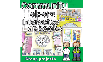Jobs Pop-Up Minibooks | Careers | Community Helpers Project by Teach Simple