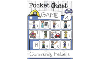 Arctic Animals Pocket Chart Game by Teach Simple