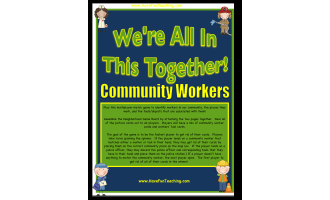 Community Workers Worksheet by Teach Simple