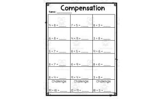Using Doubles Worksheet by Teach Simple
