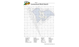 Virginia Word Search Worksheet by Teach Simple