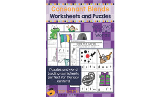 Consonant Blends Flash Cards by Teach Simple