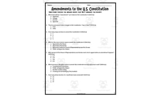 The Constitution Study Guide by Teach Simple