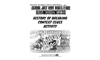 Syllable Activities: The History of Hip Hop Dance | Nonfiction Passage ...