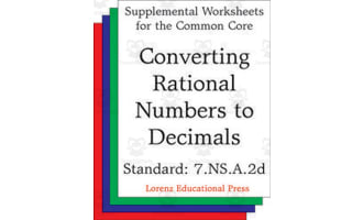 Multiply and Divide Rational Numbers 1 (CCSS 7.NS.A.2c): Supplemental ...
