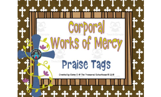 Spiritual Works of Mercy Praise Tags by Teach Simple