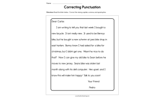 Fixing Sentences Worksheet by Teach Simple