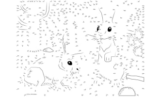 Camping Extreme Dot-to-Dot / Connect the Dots PDF by Teach Simple