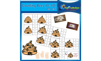 Birds and Bees Number Cards by Teach Simple