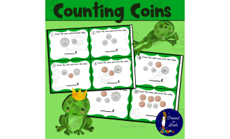 Counting Coins Worksheet by Teach Simple