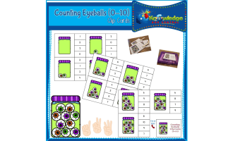 Counting Scary Owls Clip Cards (0-10) - EBOOK by Teach Simple