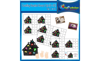Counting Spiders Clip Cards (0-10) - EBOOK by Teach Simple