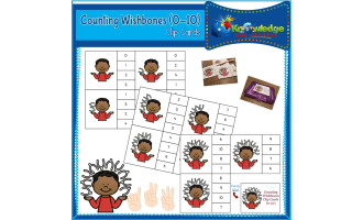Counting Pies Clip Cards (0-10) - EBOOK by Teach Simple