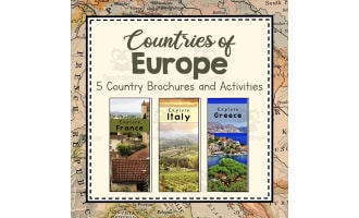 Landmarks and Landforms of Europe | Continent of Europe Unit Study ...