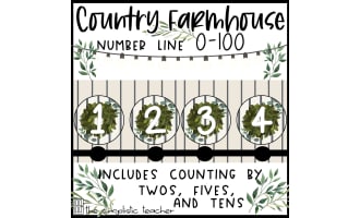 Country Farmhouse Classroom Decor-Editable Schedule by Teach Simple