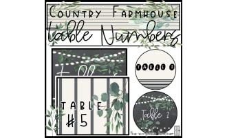 Country Farmhouse Classroom Decor-Editable Labels by Teach Simple