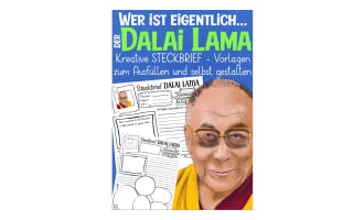 Creative Fact File Worksheets: Who is Dalai Lama? by Teach Simple