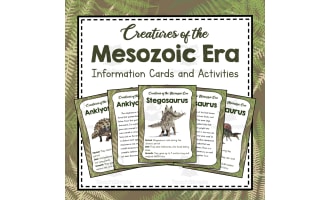 Creatures of the Cenozoic Era by Teach Simple