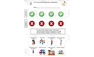 Cut, Sort & Glue-Peer Pressure by Teach Simple