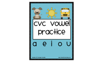Spelling Short Vowel Words CVC Words Activity by Teach Simple
