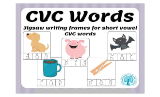 CVC Word Bingo by Teach Simple