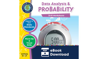 Data Analysis & Probability - Task & Drill Sheets Gr. 6-8 by Teach Simple