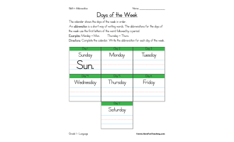 Abbreviations Worksheet by Teach Simple