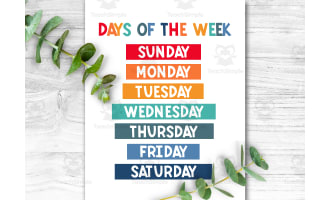 Months of the Year Wall Art, Rainbow Classroom Decor, Back to School ...