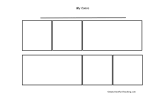 6 Boxes Comic Strip Worksheet by Teach Simple