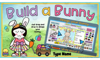 Digital Art & Creative Writing Activity: Build a Turkey by Teach Simple