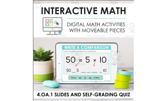 Digital Math for 4.OA.2 - Operations with Whole Numbers to Solve ...