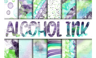 Digital Paper: White Alcohol Ink by Teach Simple