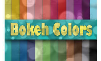 Digital Paper: Colorful Bokeh by Teach Simple