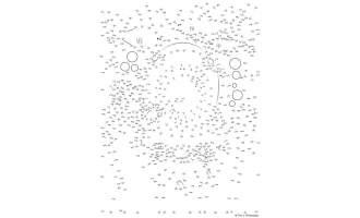 Dot-to-Dot: Taj Mahal Extreme Difficulty PDF - 825 Dots! by Teach Simple