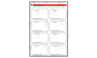 4 Operations Practice Booklet by Teach Simple