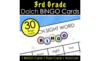 Dolch 2nd Grade Sight Word BINGO - 30+ Bingo Cards, Flashcards & Word ...