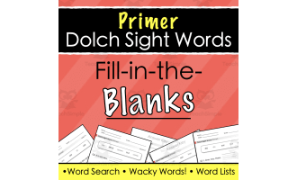 1st Grade Dolch Sight Words - Digital Fill-in-the-Blanks Quiz ...