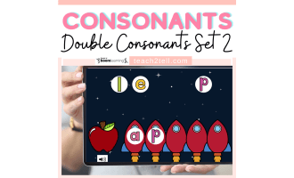 Separating Double Consonants Worksheet by Teach Simple