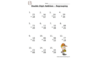 Addition Word Problems with 3 Numbers Worksheet by Teach Simple