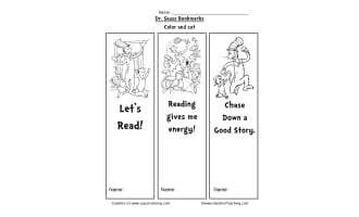 Dr. Seuss Coloring Page by Teach Simple