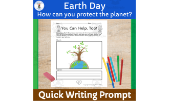 Earth Day Coloring Page Freebie by Teach Simple
