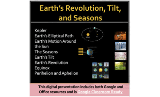 Earth's Revolution, Tilt, and Seasons - Lesson Bundle by Teach Simple