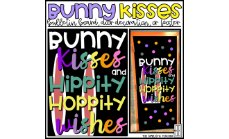 Egg-Cited For Spring April Bulletin Board Kit, Door Decoration Set, or ...