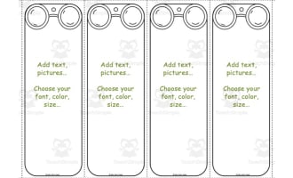 Printable Bookmark Templates (Editable in Google Slides) by Teach Simple