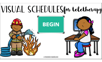 EDITABLE Digital Visual Schedules with Tokens - Easte by Teach Simple